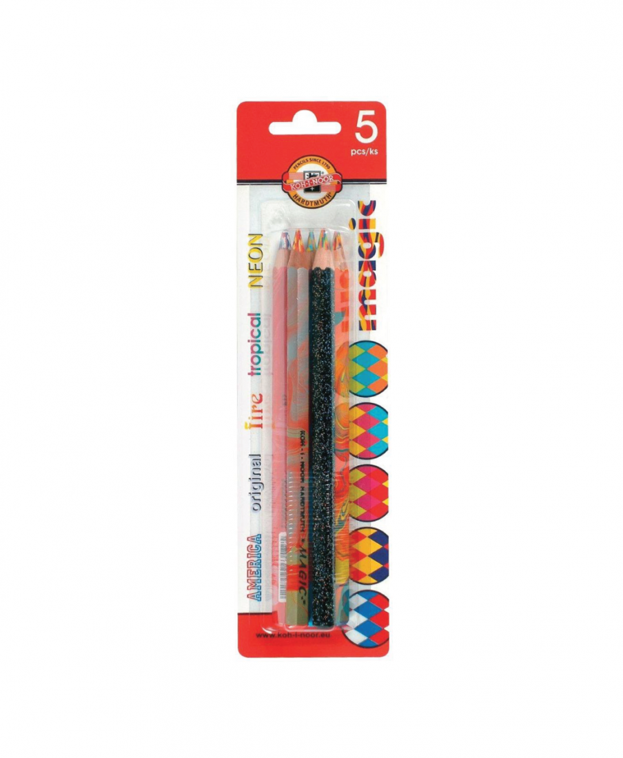 Koh-I-Noor Magic Color Pencils Set of 5 • CITY STATIONERY GROUP SAL