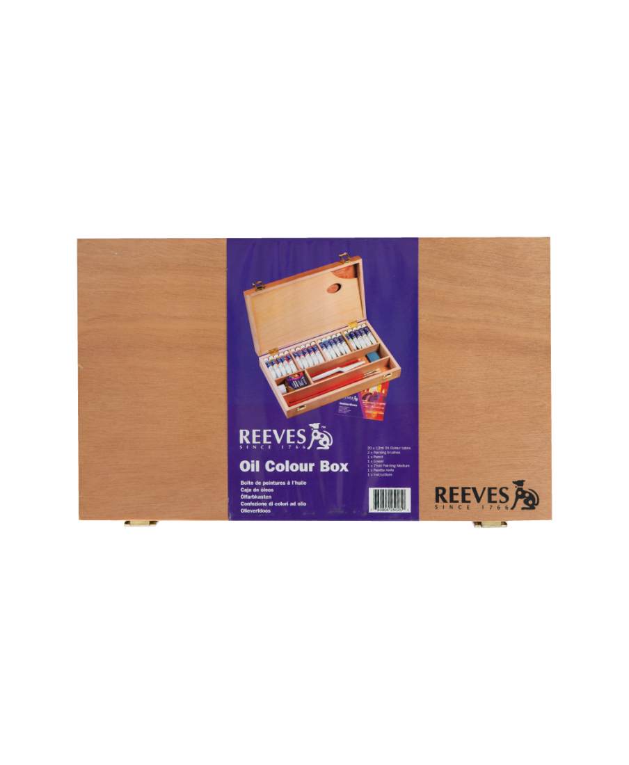 Reeves Premium Oil Color Wooden Box Set • CITY STATIONERY GROUP SAL