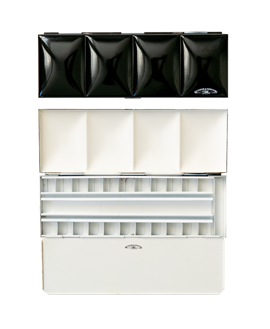 Winsor & Newton Empty Watercolor Half Pan Metal Boxes • CITY STATIONERY ...