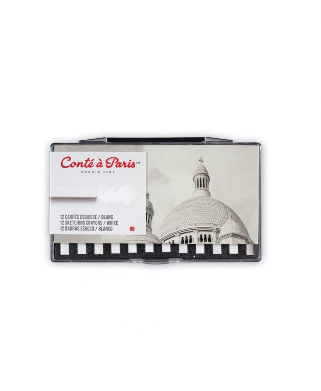 Conté à Paris 12 White Pastel Set • CITY STATIONERY GROUP SAL