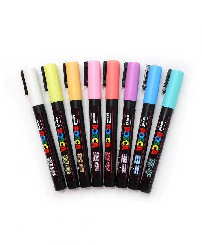 Posca PASTEL Marker Set Fine Tip 3M (1.3mm) • CITY STATIONERY GROUP SAL