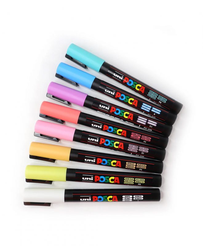 Posca PASTEL Marker Set Fine Tip 3M (1.3mm) • CITY STATIONERY GROUP SAL